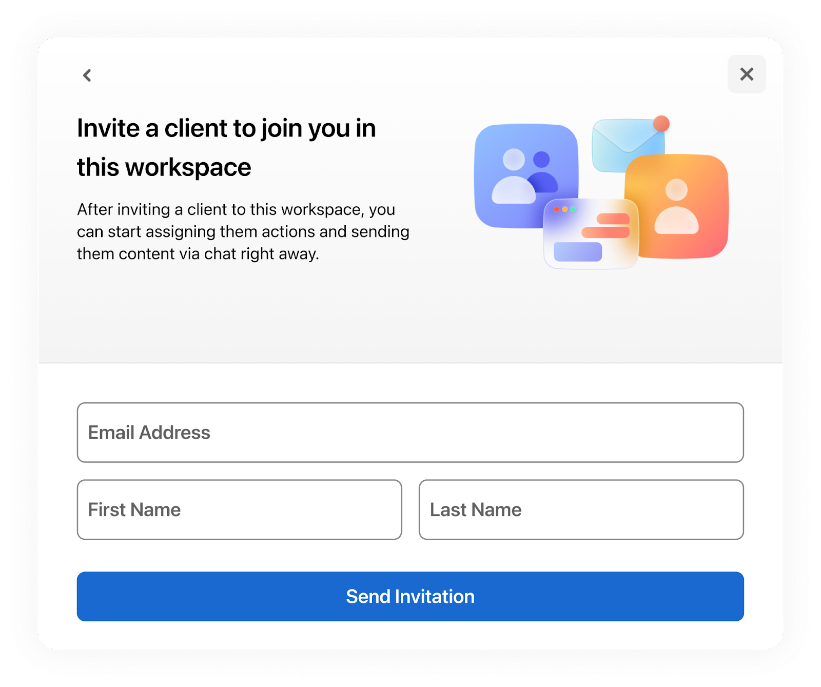 Invite Users to a Workspace – Moxo Support