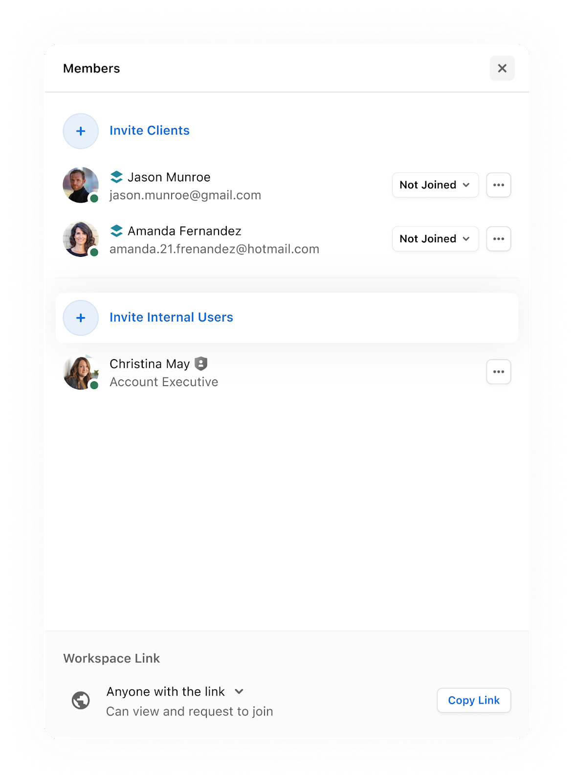Invite New Internal Users – Moxo Support