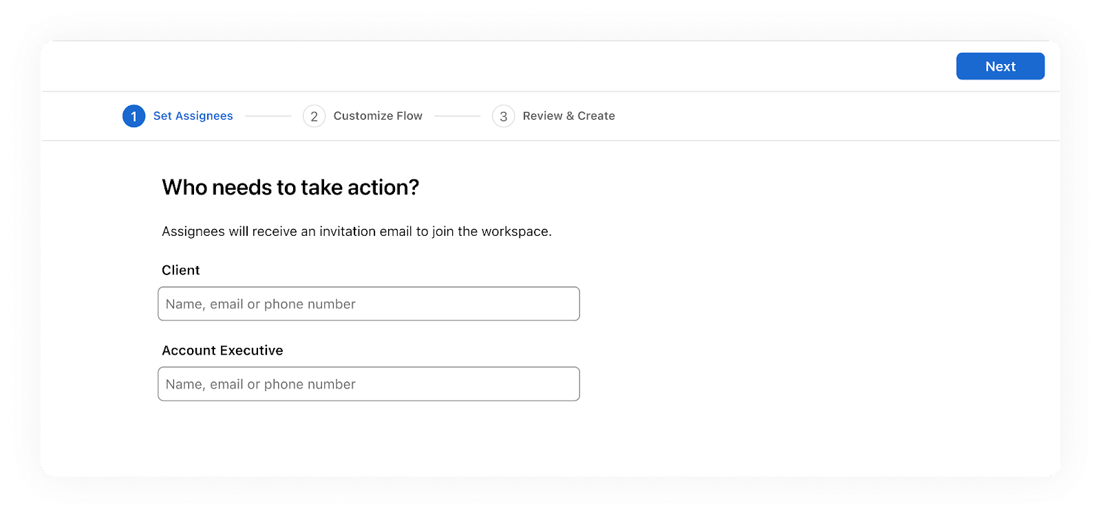 Template Gallery – Moxo Support