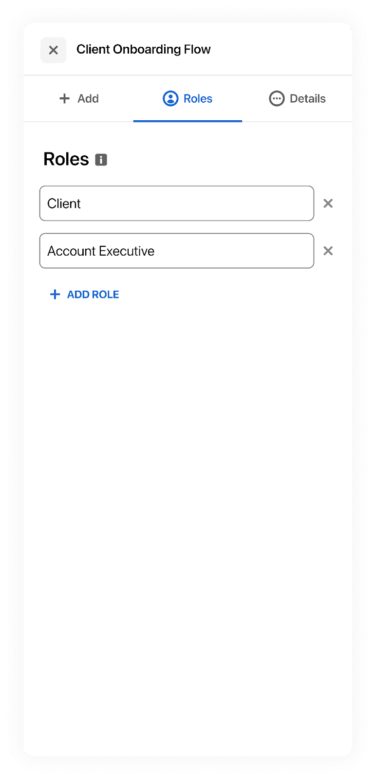 Create a Flow Workspace Template – Moxo Support
