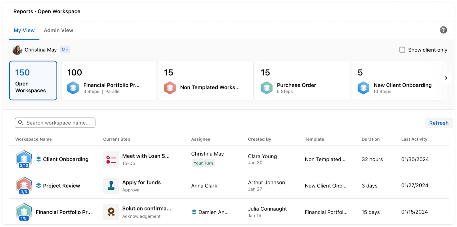 Intro to Reports – Moxo Support