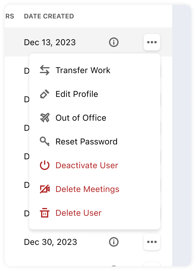 Admin User Management Overview – Moxo Support
