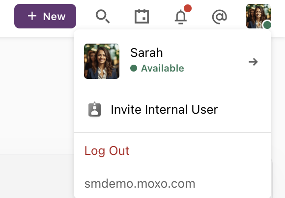 User Profile Settings – Moxo Support