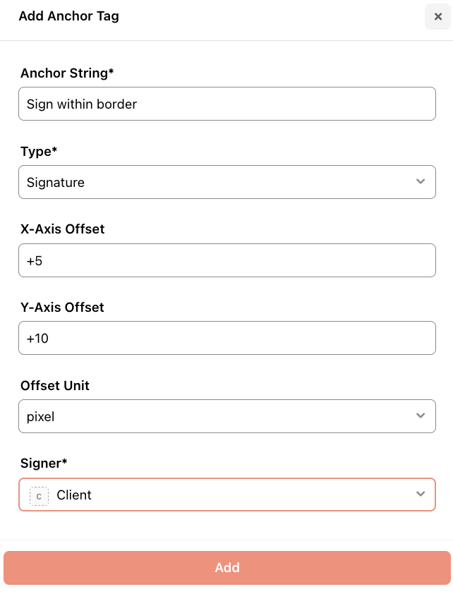Docusign Action – Moxo Support